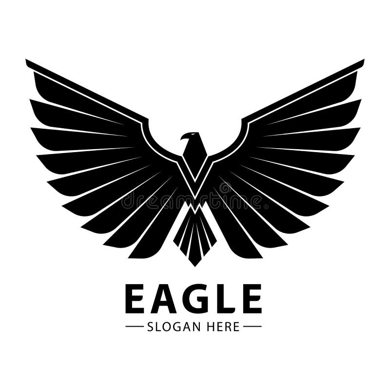 Eagle Icon Logo Design Vector Template Stock Vector - Illustration of ...