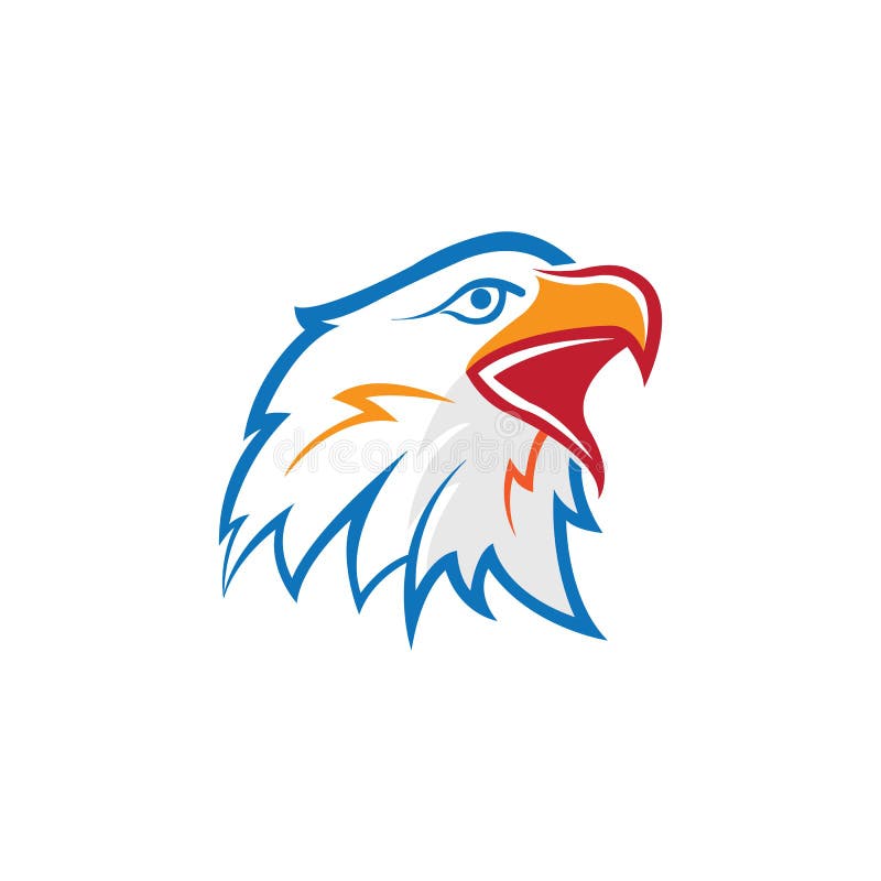 Eagle Icon Logo Vector Design Stock Illustration - Illustration of hand ...