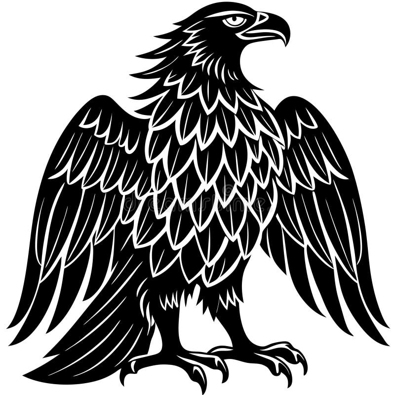 Black Eagle Illustration Stock Illustrations – 39,697 Black Eagle Illustration Stock ...