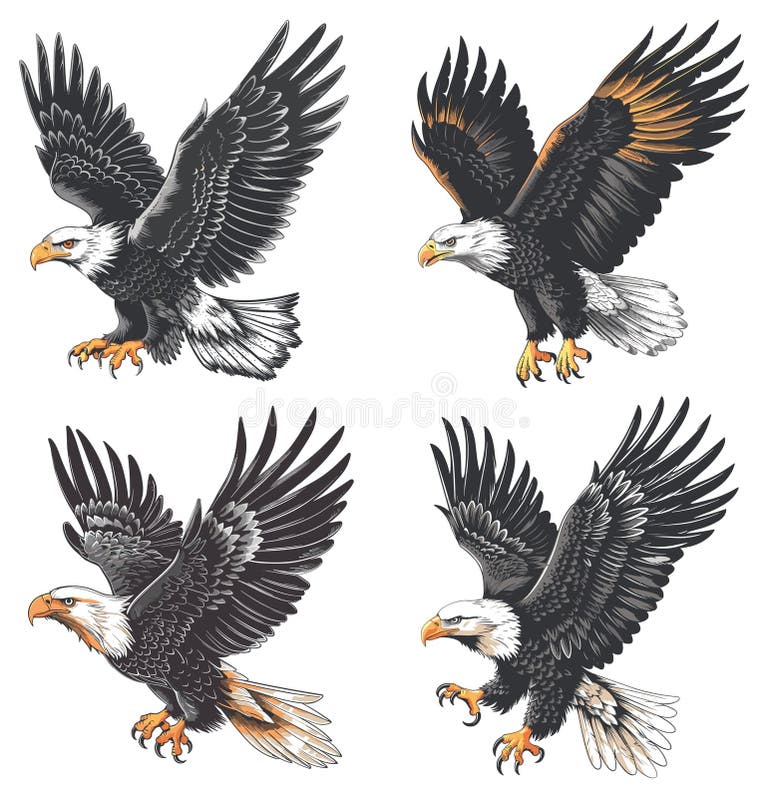 Eagles Attack Stock Illustrations – 208 Eagles Attack Stock ...