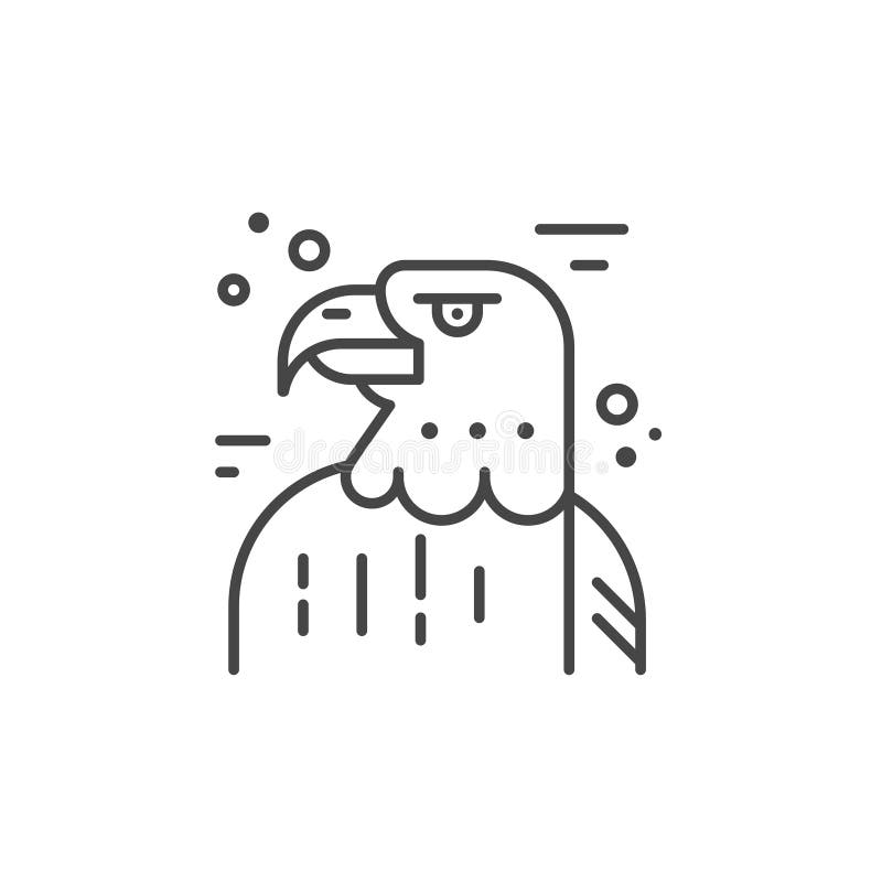 Eagle Icon Logo Modern Line Style Stock Illustrations – 4,398 Eagle ...