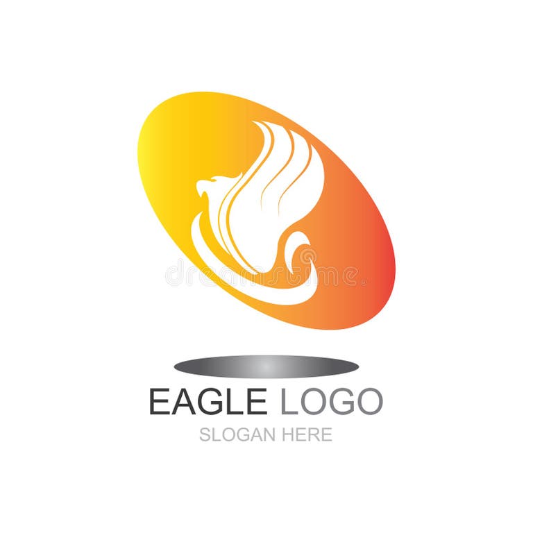 Eagle Logo Design. Fly Eagle Logo Design Vector Inspiration Stock Photo ...