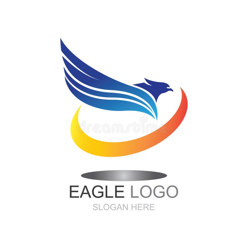 Eagle Logo Design. Fly Eagle Logo Design Vector Inspiration Stock ...