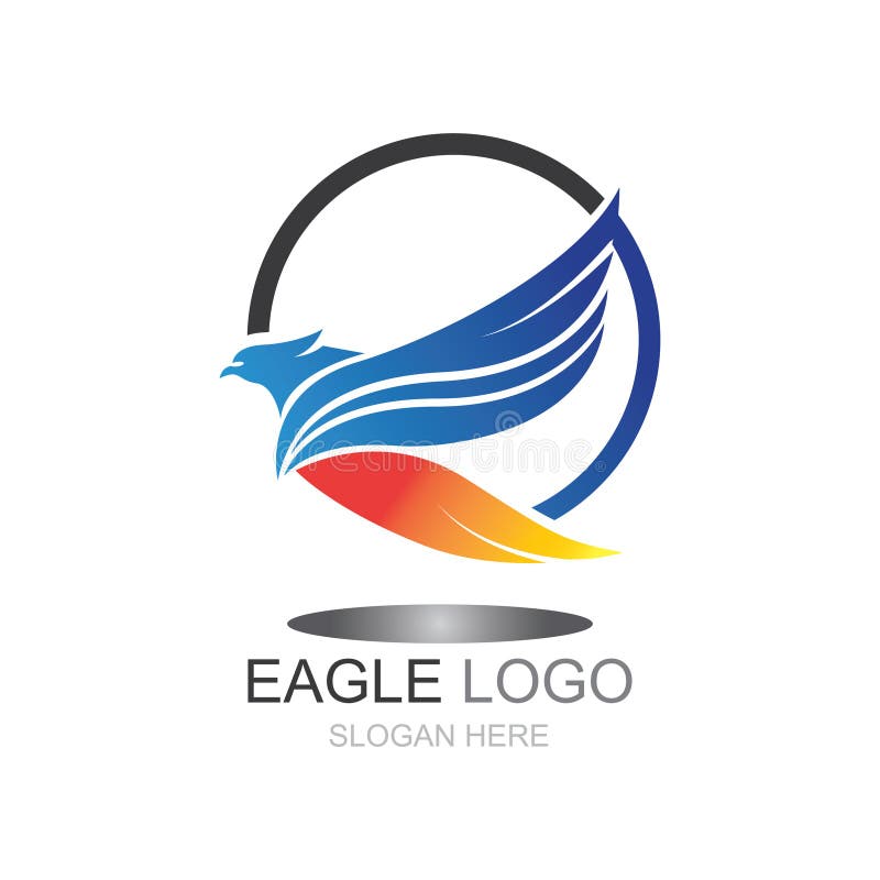 Eagle Logo Design. Fly Eagle Logo Design Vector Inspiration Stock ...