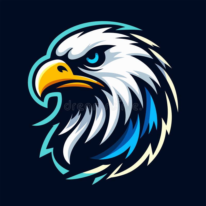 Eagle logo design template stock vector. Illustration of wild - 321396051