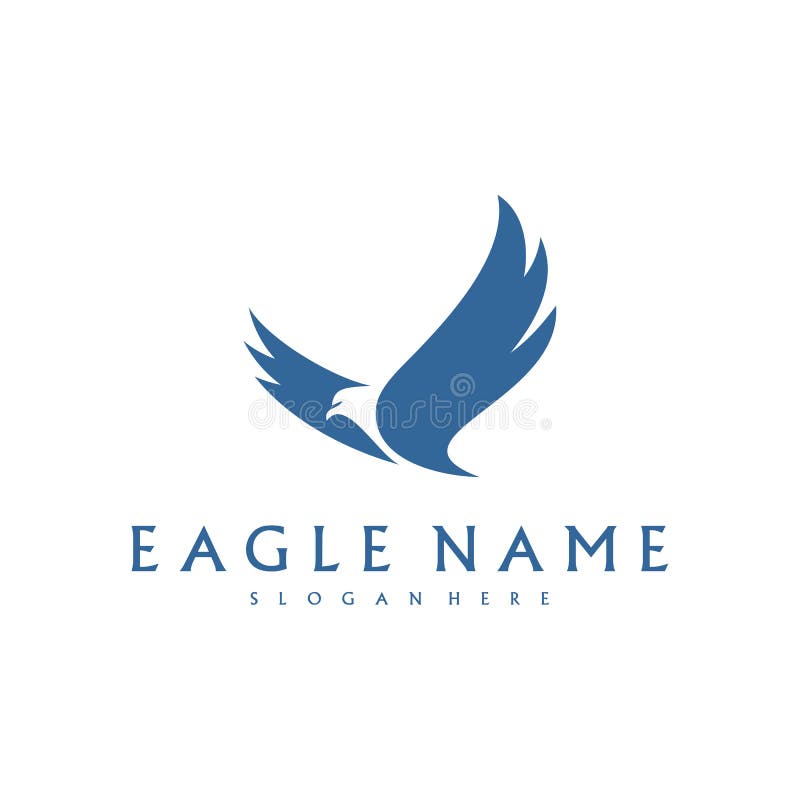 Eagle Logo Design Vector Template. Simple Icon Symbol Stock ...