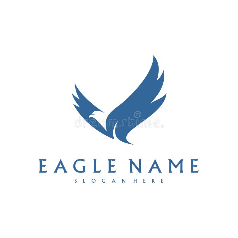 Eagle Logo Design Vector Template. Simple Icon Symbol Stock ...