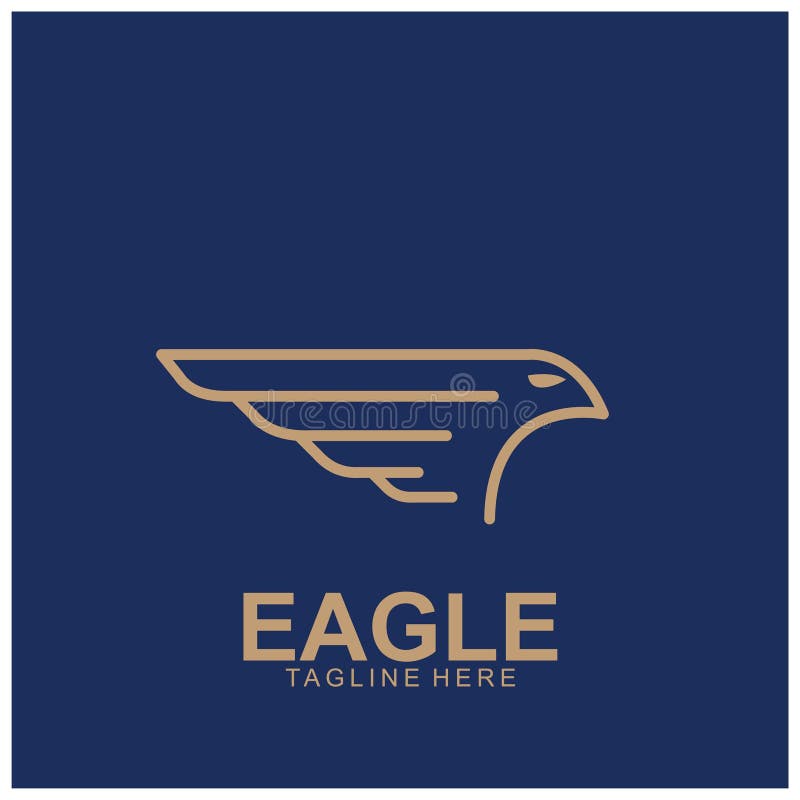 Eagle Logo with Modern Concept Stock Vector - Illustration of graphic ...