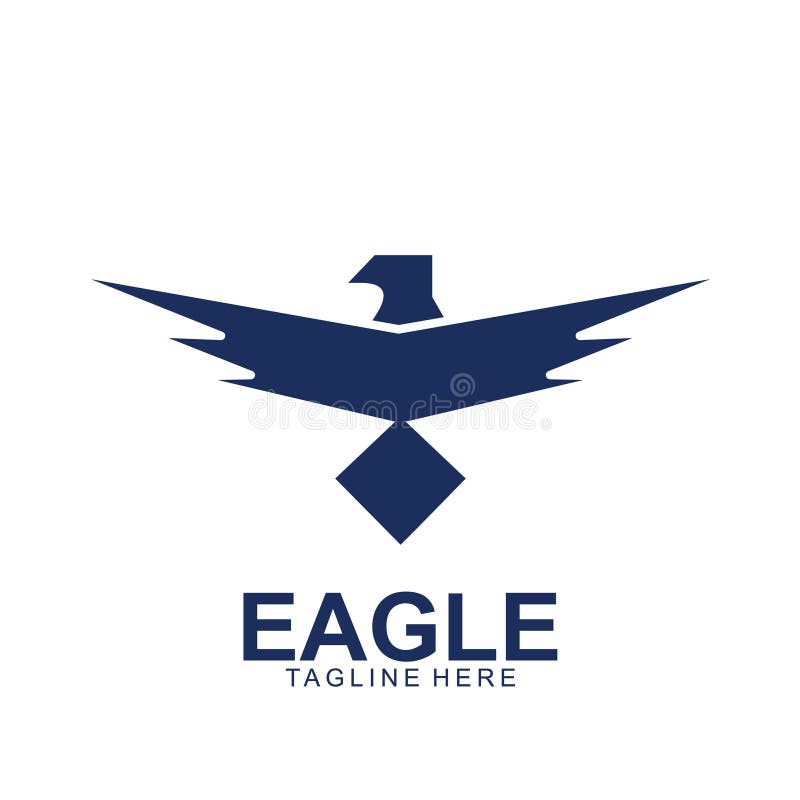 Eagle Logo with Modern Concept Stock Vector - Illustration of freedom ...