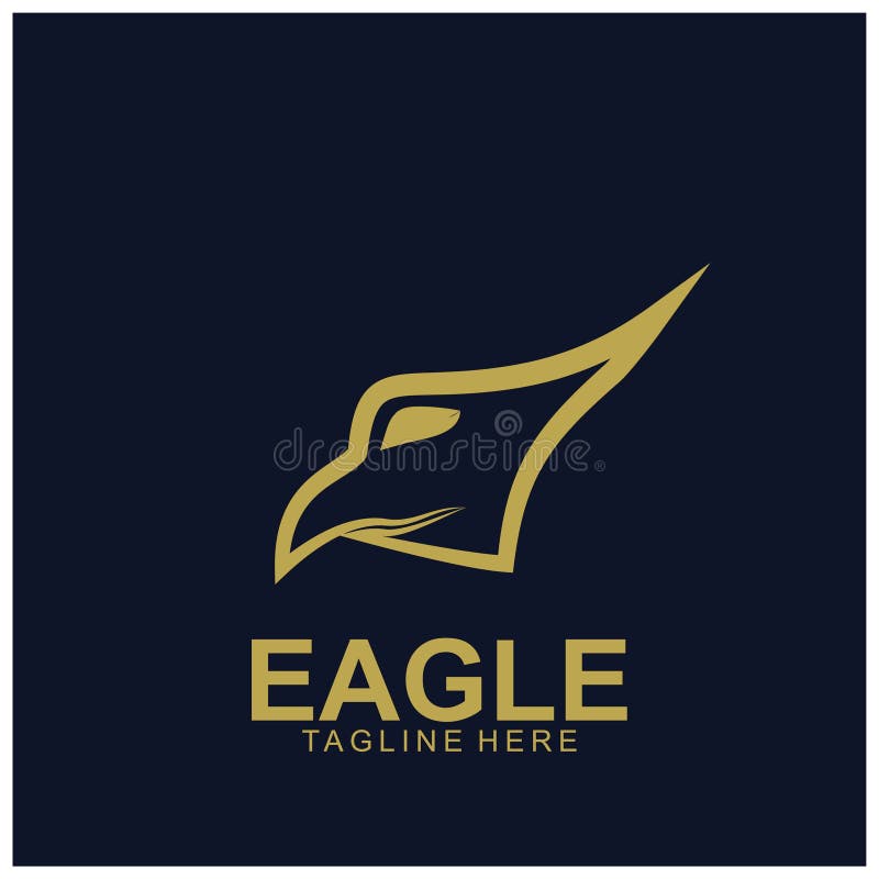 Eagle Logo with Modern Concept Stock Vector - Illustration of freedom ...