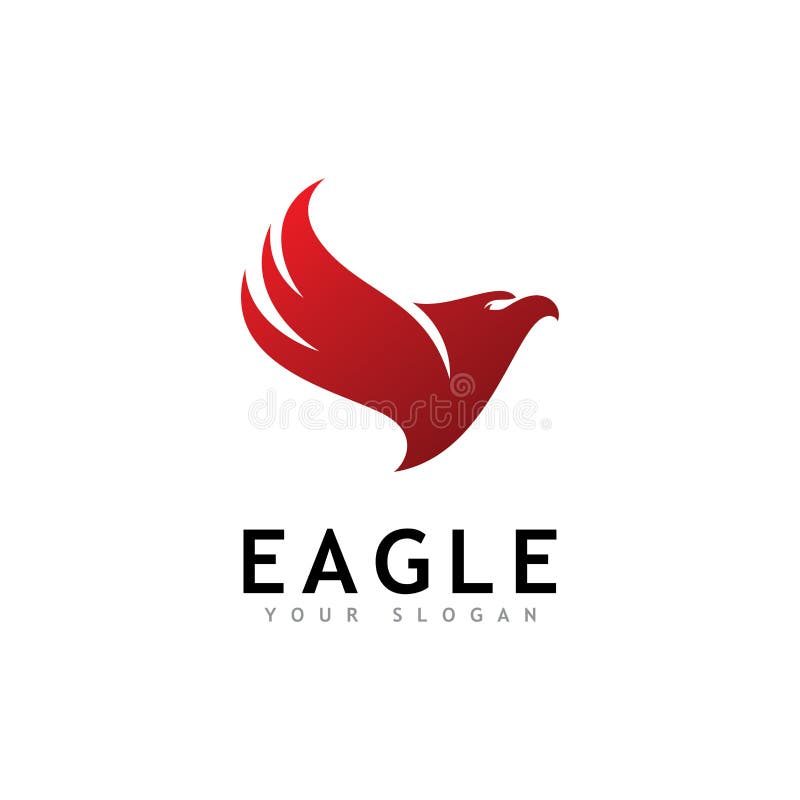 Eagle Logo Vector, Creative Eagle Icon Template Illustration Stock ...