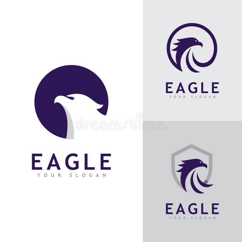 Eagle Logo Vector, Creative Eagle Icon Template Illustration Stock Vector - Illustration of ...