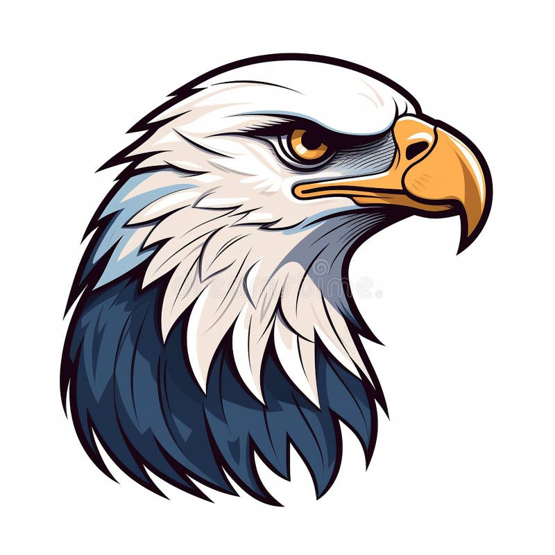 Eagle Logo - Vector Style Art Stock Illustration - Illustration of ...