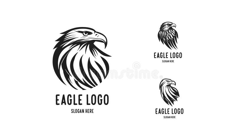 Eagle Logo Vector. Stylized Graphic Eagle Bird Logo Template Stock ...