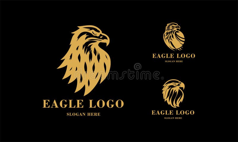 Eagle Logo Vector. Stylized Graphic Eagle Bird Logo Template Stock ...