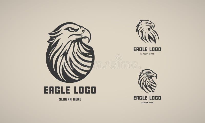 Eagle Logo Vector. Stylized Graphic Eagle Bird Logo Template Stock ...