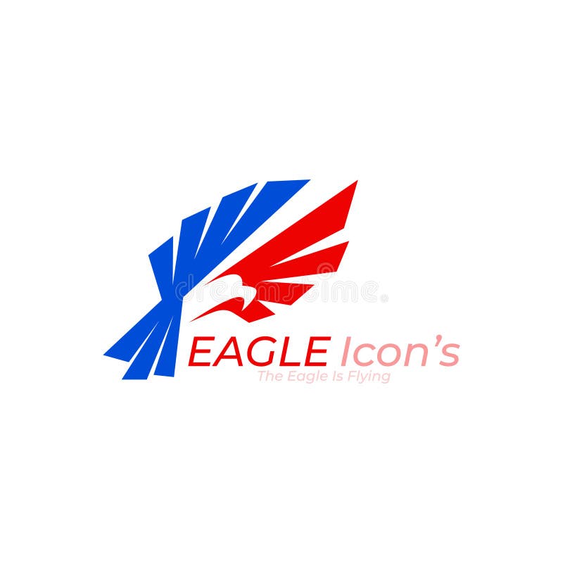 Eagle Logo , Eagle Logo Vector Template, Falcon Wing Stock Vector ...