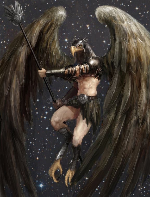 Eagle man stock illustration. Illustration of wallpaper - 24723822