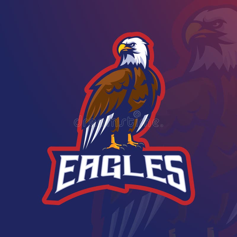 Eagle Mascot Basketball