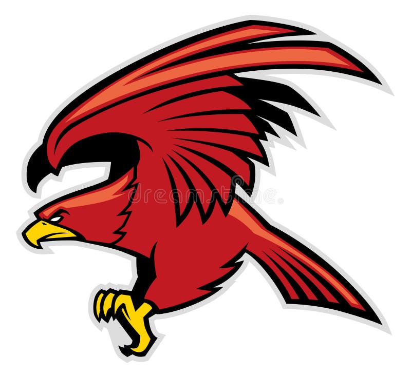 Red Falcon Clipart