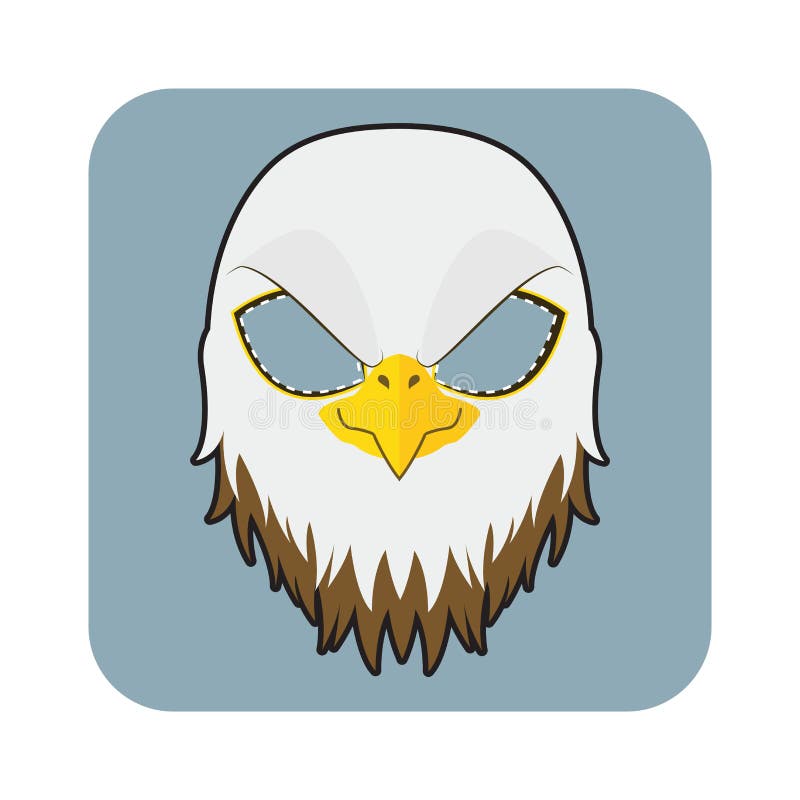 Eagle Mask ilustração do vetor. Ilustração de desenhado - 87583555