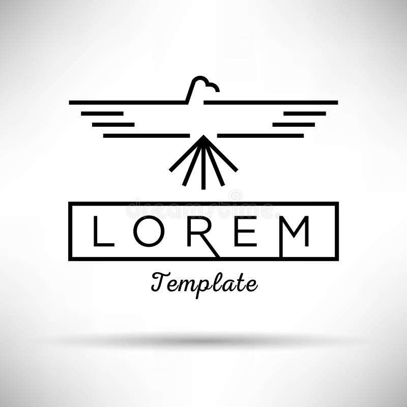 Eagle Minimal Stock Illustrations – 1,962 Eagle Minimal Stock ...