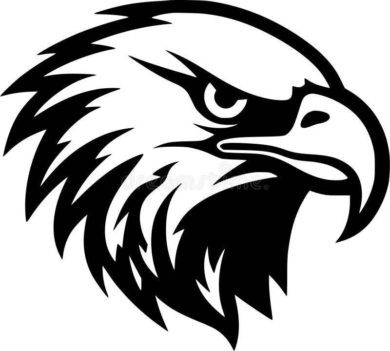 Eagle - Minimalist and Flat Logo - Vector Illustration Stock Vector ...