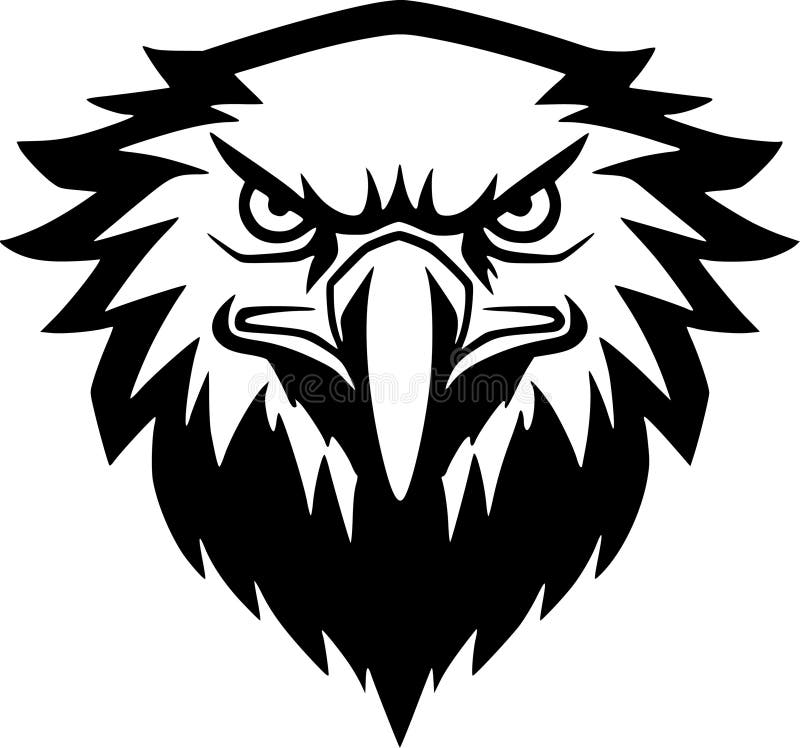 Eagle - Minimalist and Flat Logo - Vector Illustration Stock Vector ...