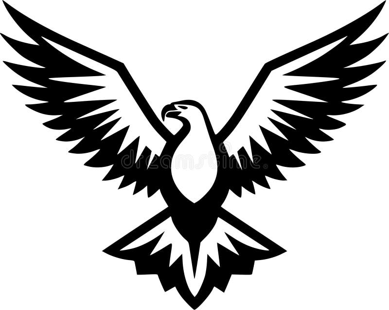 Eagle - Minimalist and Simple Silhouette - Vector Illustration Stock ...