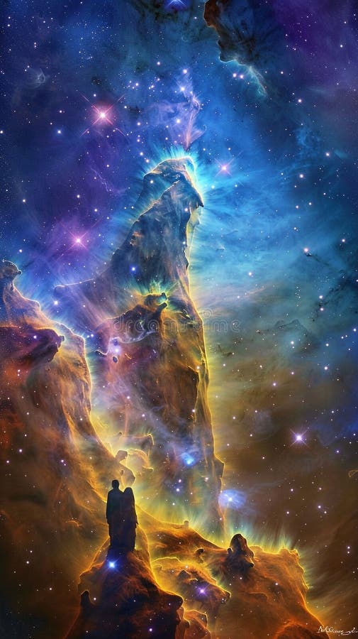 Space Background Pillars Hubble Spies A Cosmic Pillar In The Eagle