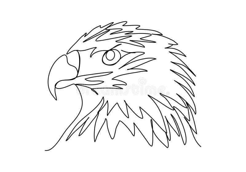 Eagle Line Drawing Stock Illustrations – 9,093 Eagle Line Drawing Stock ...