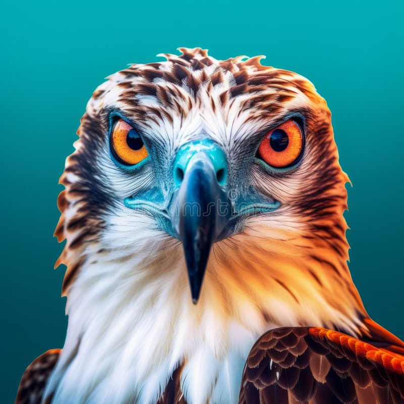 Starry-eyed Hawk: a Colorful Vray Tracing Portrait by Raphael Lacoste ...