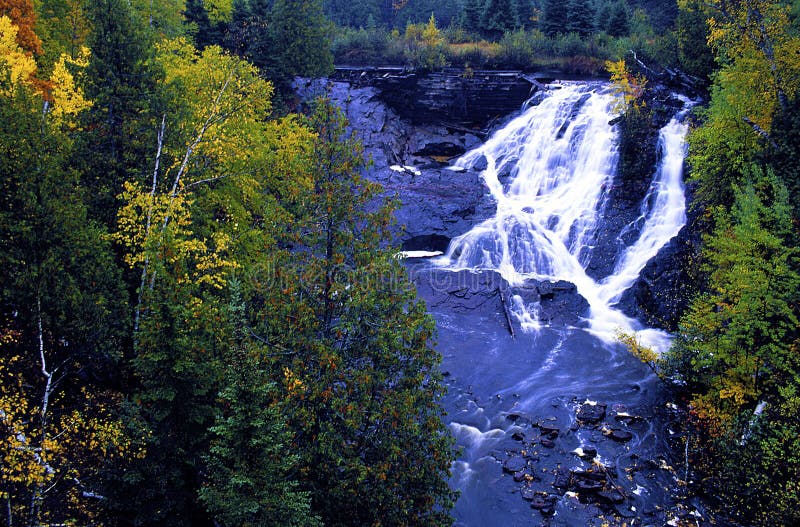Eagle River Falls 53005 stock image. Image of scenic - 181330511