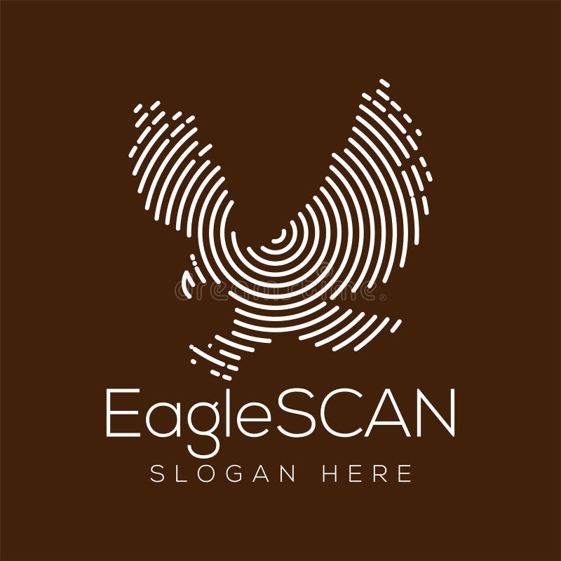 Eagle Scan Technology Logo Vector Element. Animal Technology Logo ...