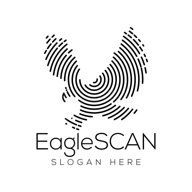 Eagle Scan Technology Logo Vector Element. Logo Diertechnologie Vector ...