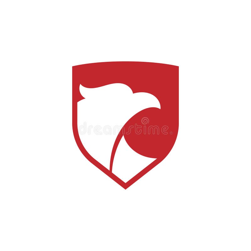 Eagle Shield Icon Design Template Illustration Isolated Stock Vector ...