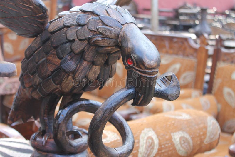 Eagle and the snake stock image. Image of soldier, gryphon - 12312829