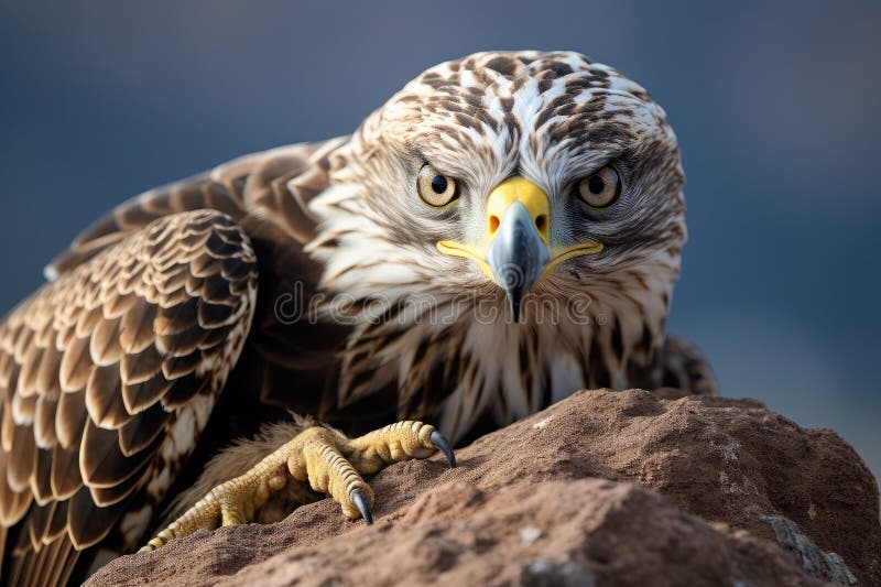 Eagle and a Snake on a Rocky Cliff, the Tension Palpable As the Eagle S ...