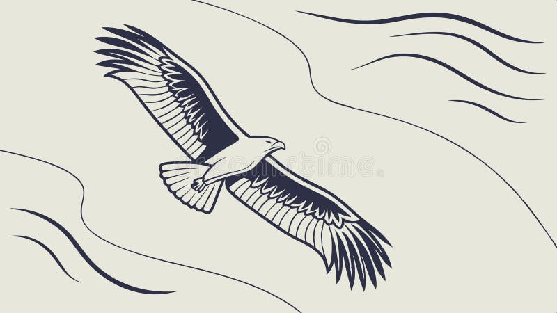 Eagle Soaring with Abstract Colorful Trails Freedom Graphic ...
