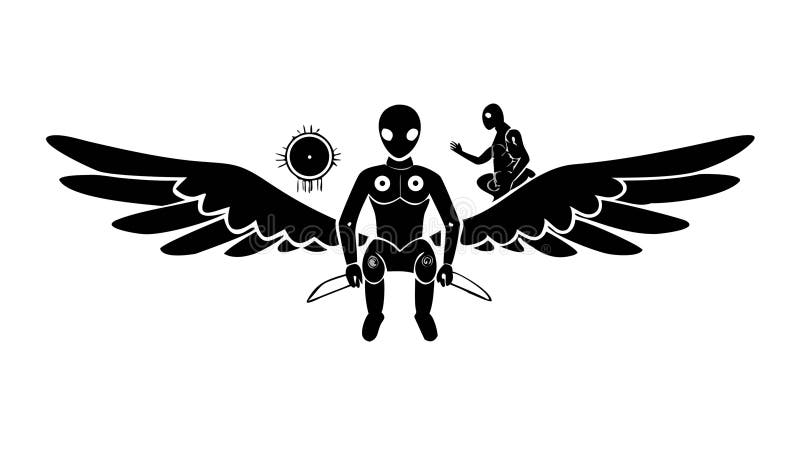 Eagle Soaring, Freedom and Vision, Vector Design Generative AI Stock ...