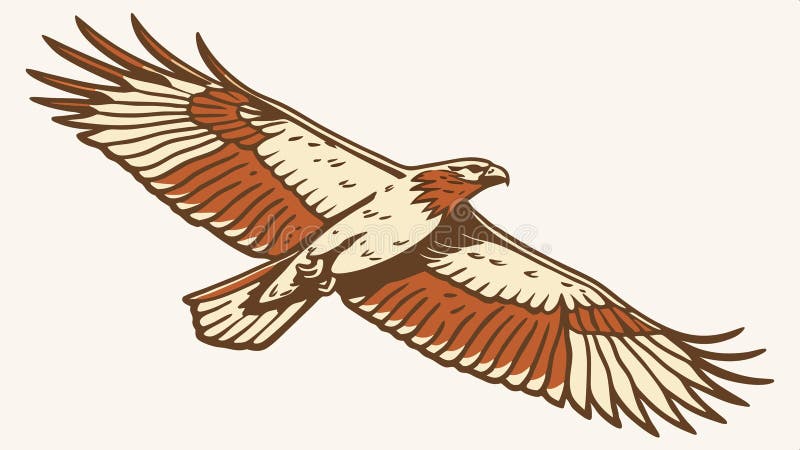 Eagle Soaring in the Sky, Freedom and Powerful Flight Vector Design ...