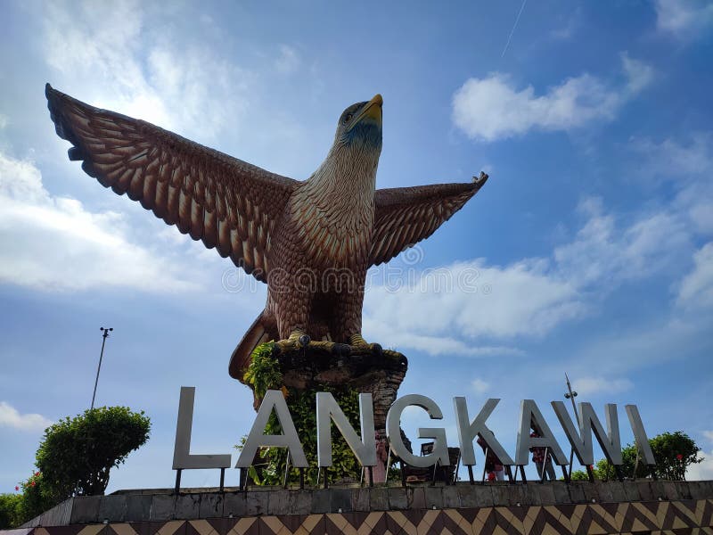 Eagle Square in Langkawi stock photo. Image of langkawi - 233995300