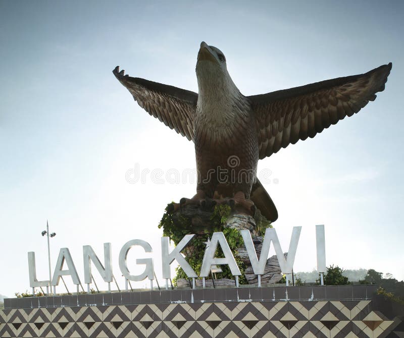 Eagle Square in Langkawi stock image. Image of tourism - 54300507
