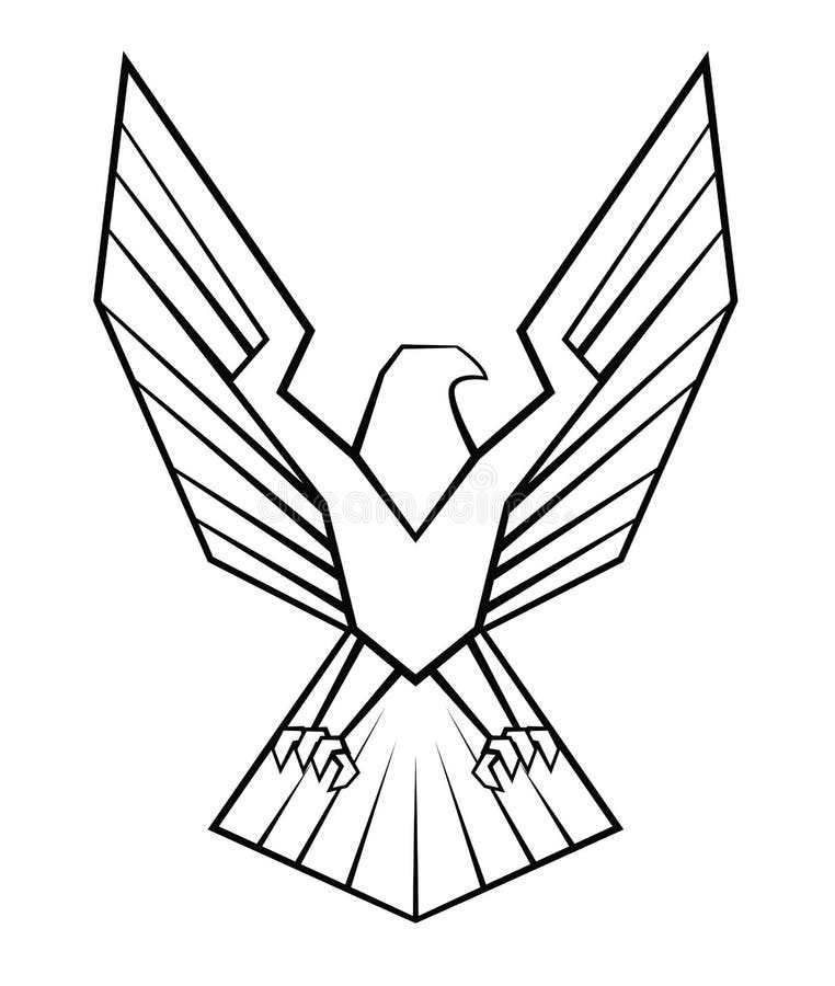 Eagle Symbol stock vector. Illustration of mascot, design - 47878565