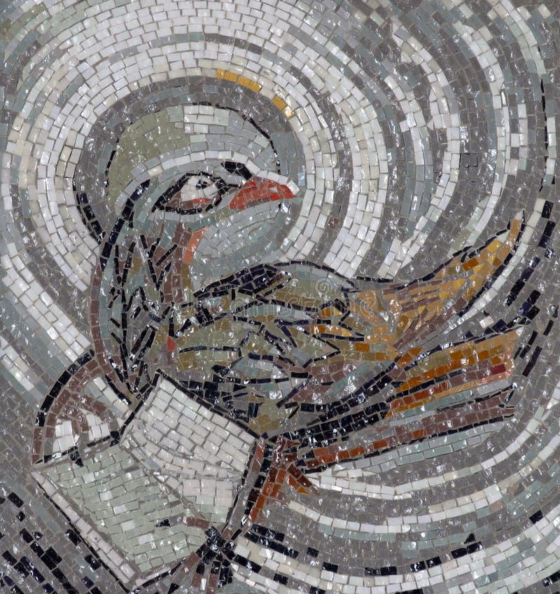 Eagle, Symbol of St John Evangelist Stock Photo - Image of color ...