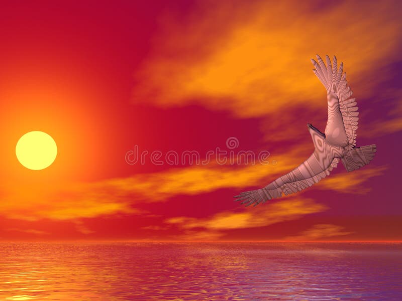 Eagle Textured stock illustration. Illustration of wild - 286770