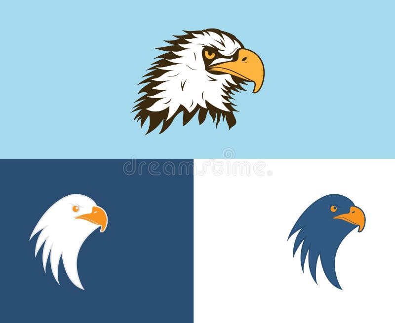 Eagle Vector, Fly, Bird Logo Collection. Eagle Head Icons. Eagle Head ...