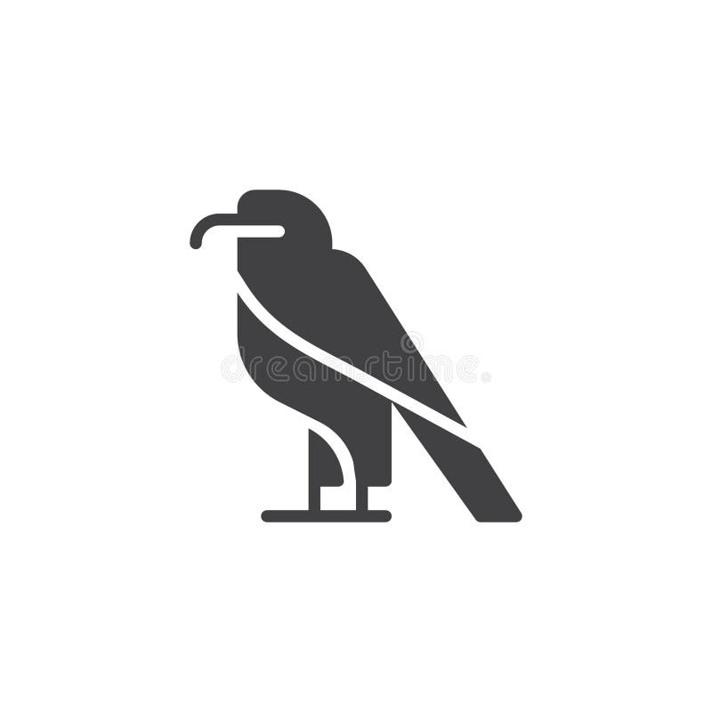 Eagle vector icon stock vector. Illustration of pictogram - 120149448