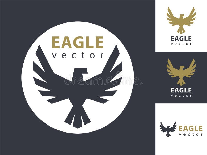 Eagle Vector Logo Template. Eagles Icon in a Circle Stock Vector ...