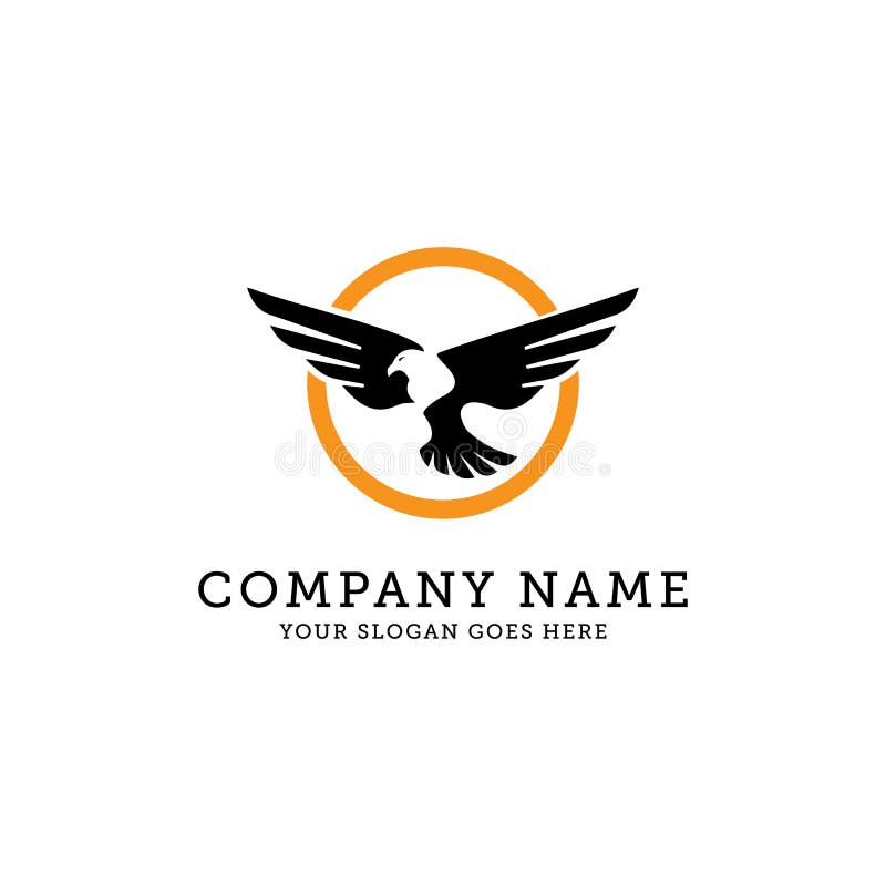 Circle Eagle Hawk Logo Symbol Stock Illustrations – 872 Circle Eagle ...